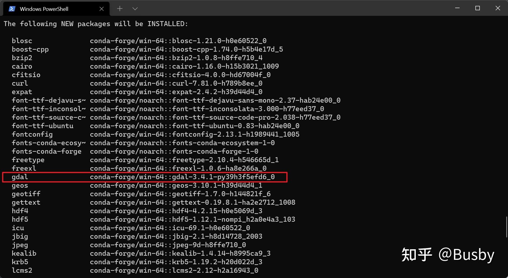 Linux下使用conda安装最新GDAL - 知乎