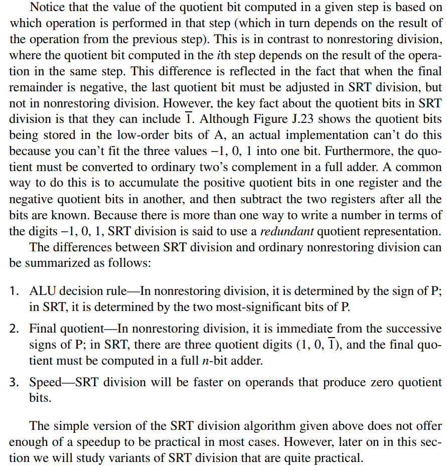 SRT除法的一些理解 - 知乎