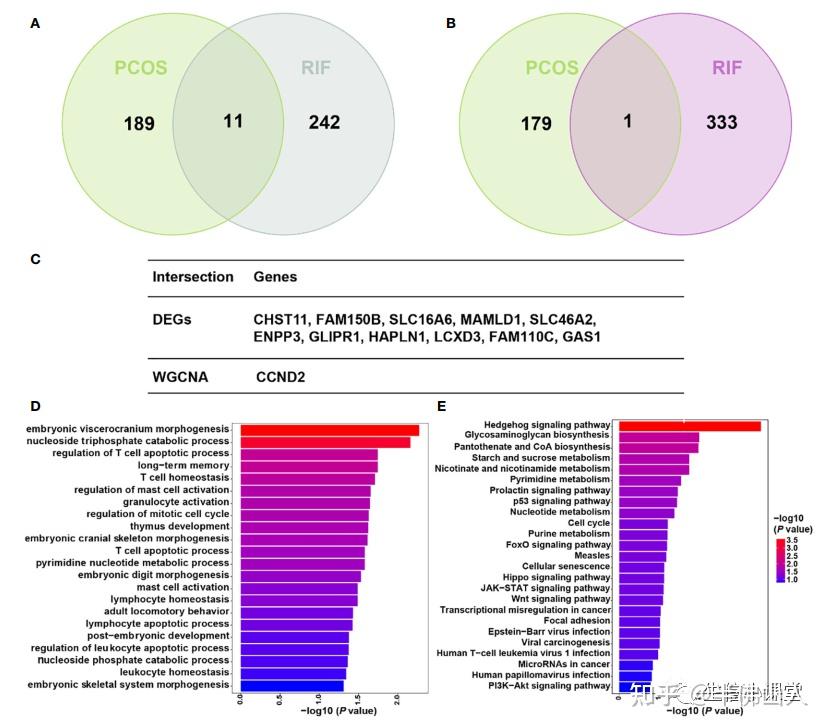 7+双疾病生信，PCOS+RIF，结合WGCNA和机器学习筛选疾病的共同靶点，并验证表达。简单易行可重复！ - 知乎