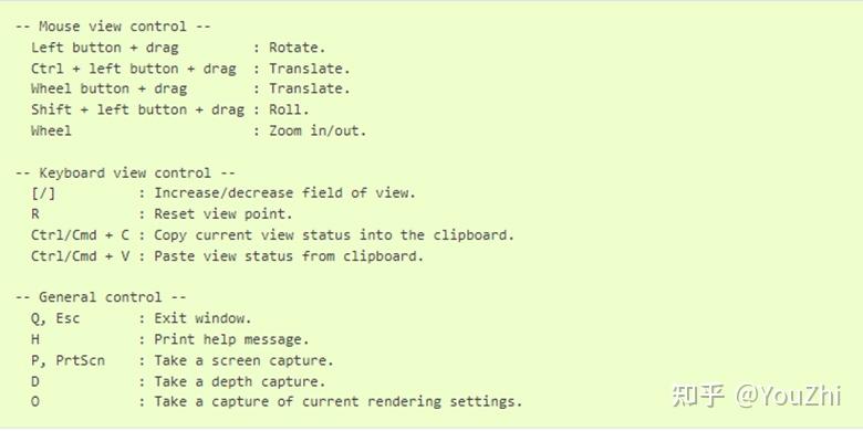 open3D visualization详解 - 知乎