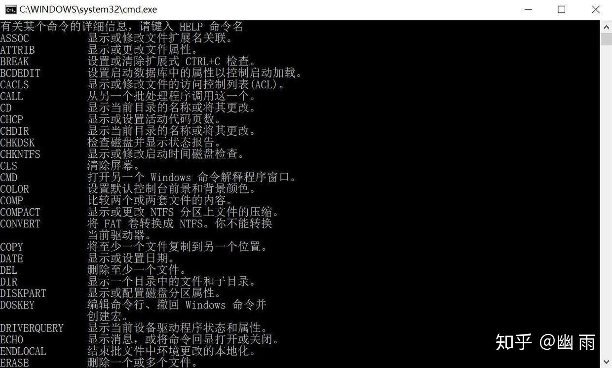 Windows技巧之巧用CMD - 知乎