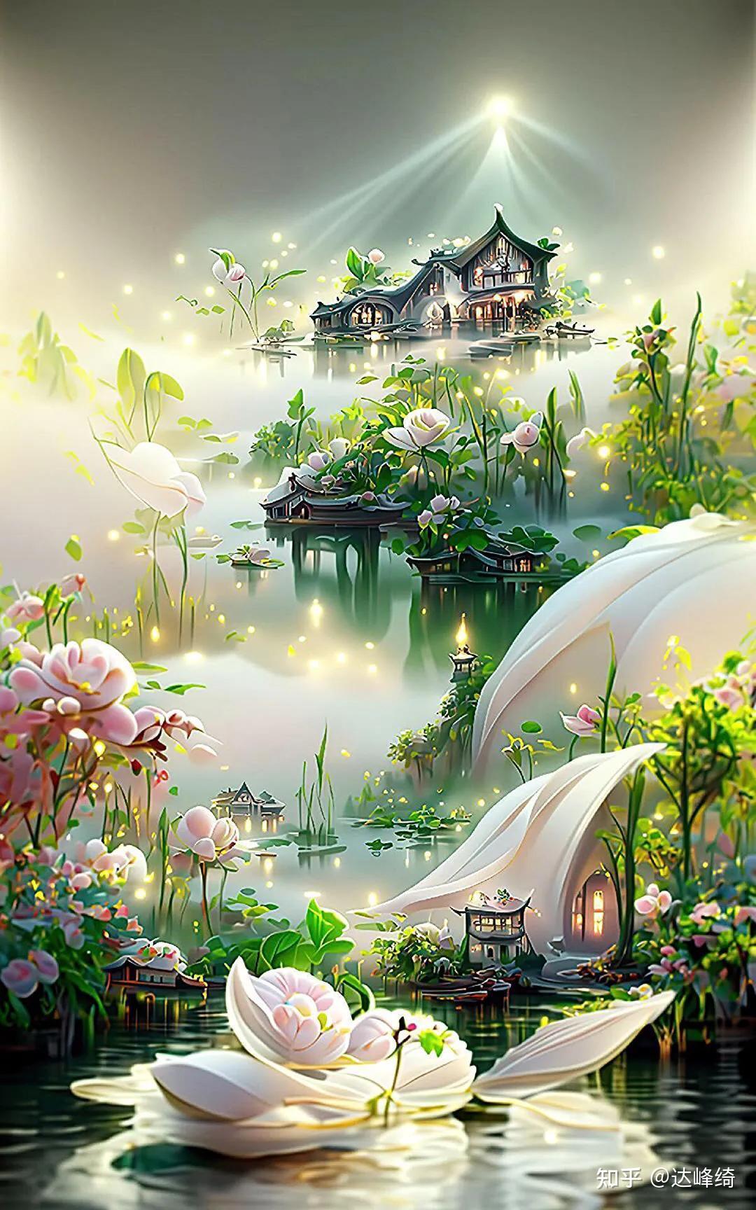 AI人工智能绘画GAUGAN 2 生成超现实的风景