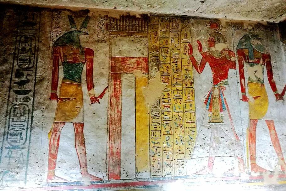埃及-帝王谷-法老墓(女法老Twosret与Setnakhte双墓)彩绘壁画【100多幅图】 - 知乎