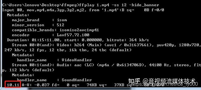[总结]FFMPEG命令行工具之ffplay详解 - 知乎