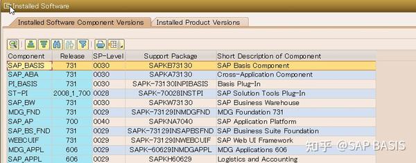 1秒读懂SAP版本信息 - 知乎