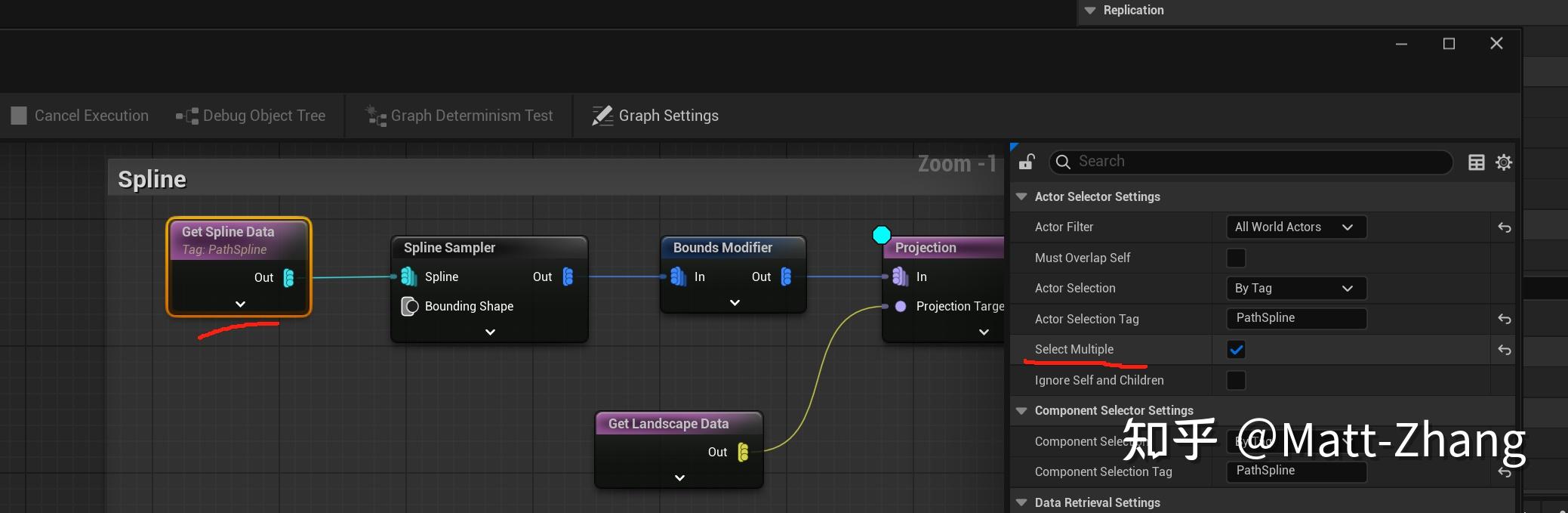 UE5.5｜PCG程序化内容生成｜第5节｜Spline实践 | 运用 PCG 技术创建类似道路或河流效果的方法 - 知乎