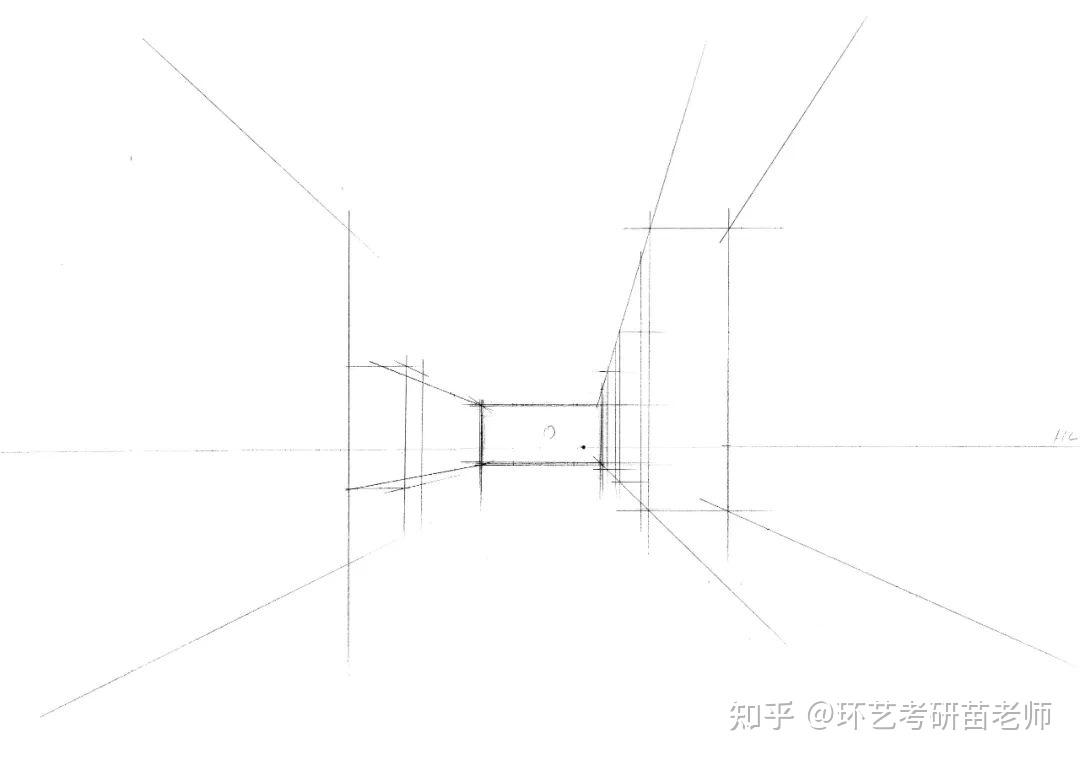 【透视教程】NO7-办公空间线稿步骤精讲 - 知乎