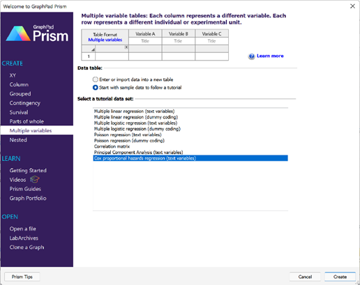 GraphPad Prism 生存分析-如何进行Cox比例风险回归 - 知乎