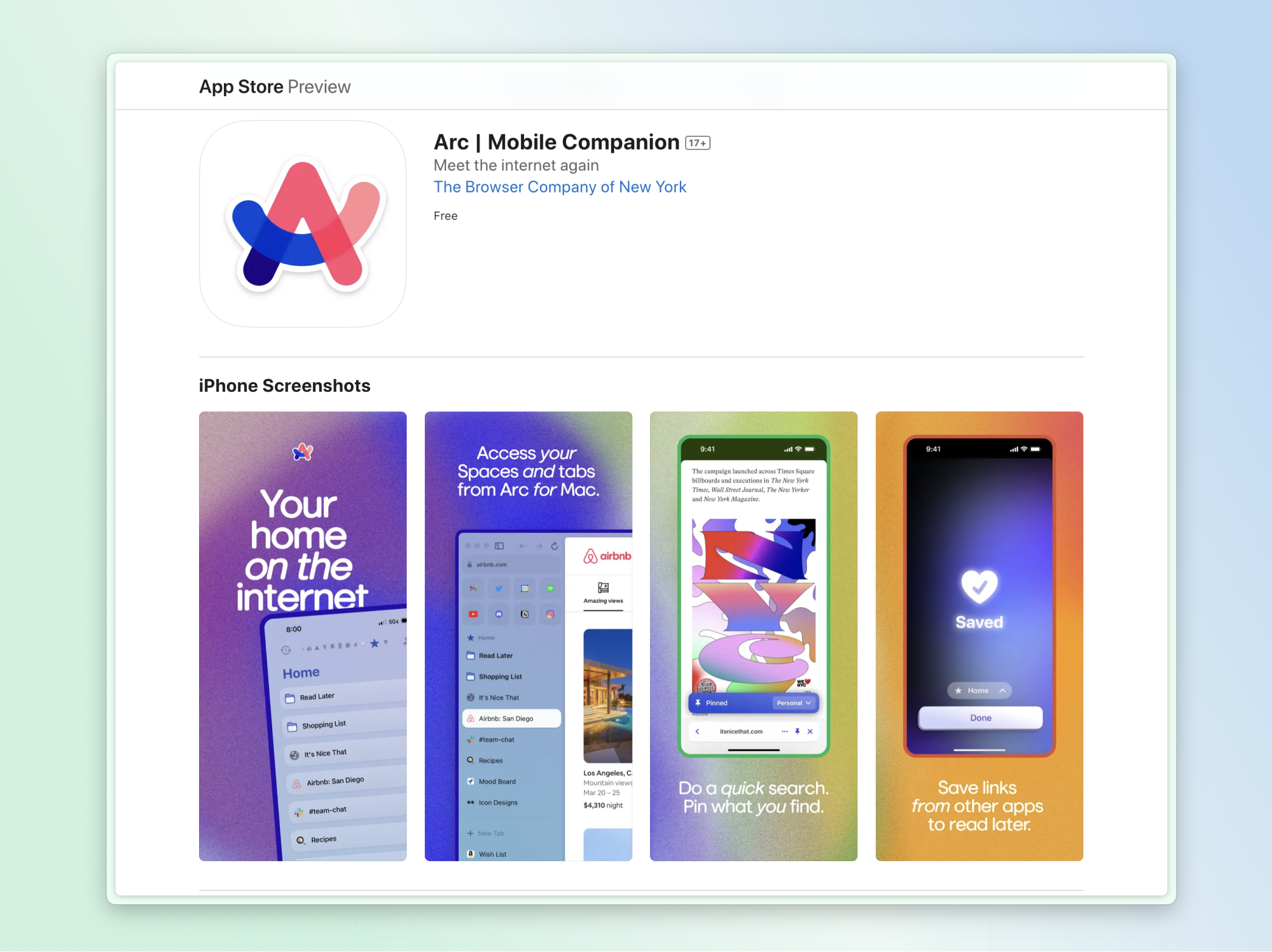 超火的 Arc 浏览器可以在手机端使用啦！ - 知乎