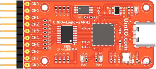 UINIO-Logic-24MHz 一款开源的 24MHz 逻辑分析仪 - 知乎