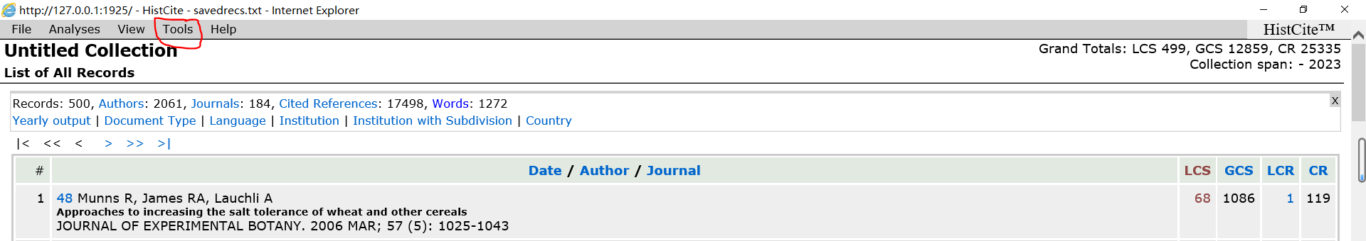 Histcite pro 更新教程 - 知乎