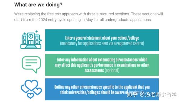 UCAS 官宣 2024入学申请新变化！ - 知乎