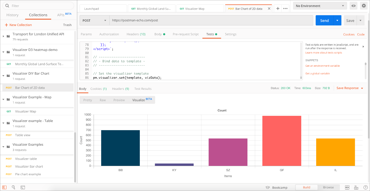 【接口测试】Postman入门14 可视化API 响应 - 知乎