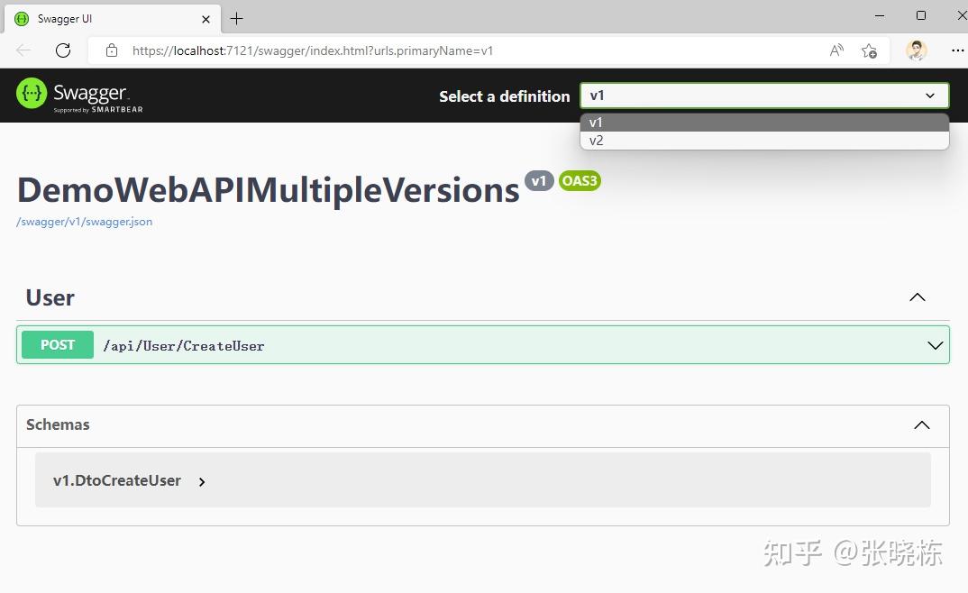 .NET WebAPI 实现 接口版本控制并打通Swagger支持 - 知乎