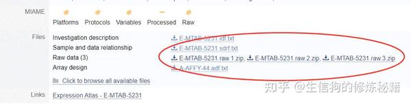 ArrayExpress数据库挖掘分析（视频课程） - 知乎