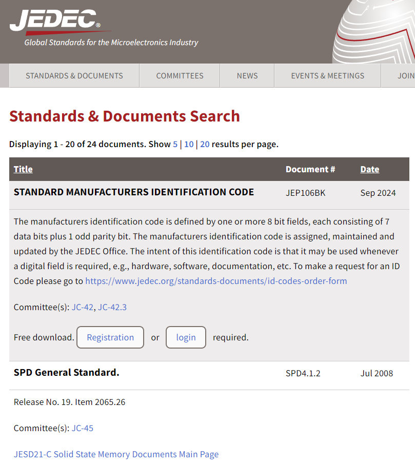 【图吧小白教程】JEDEC制造商ID查询（DRAM VENDOR ID） - 知乎
