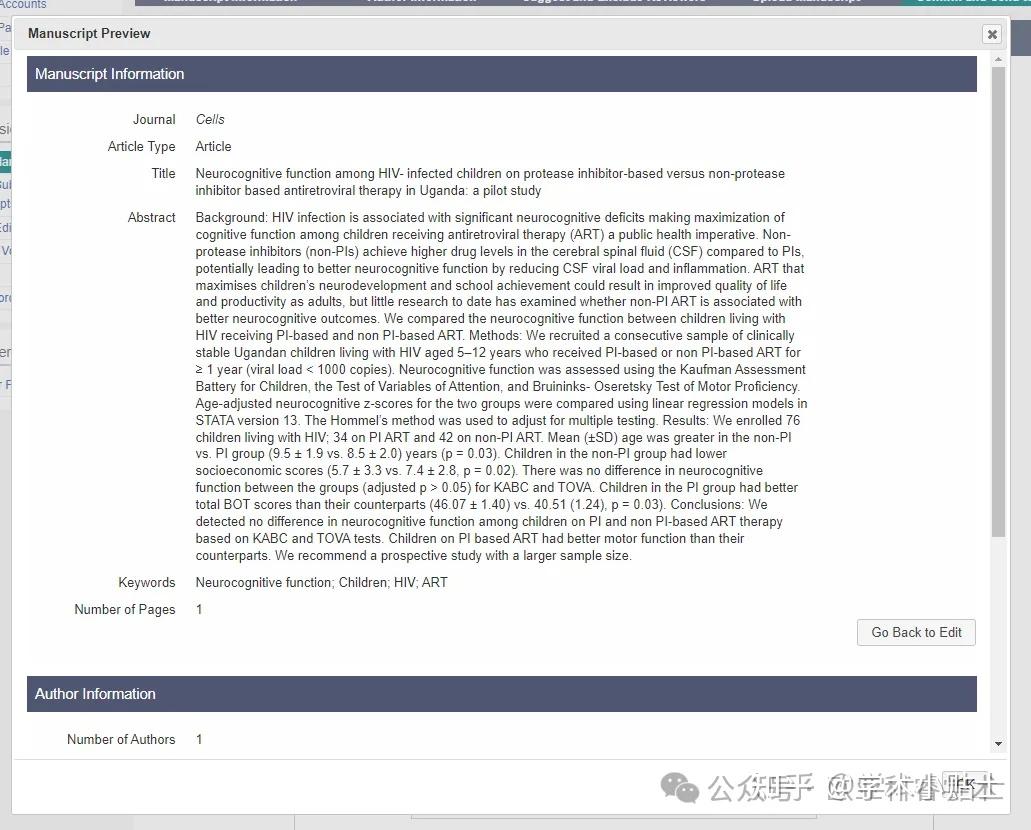 期刊官网投稿系统操作指南——MDPI出版社 - 知乎