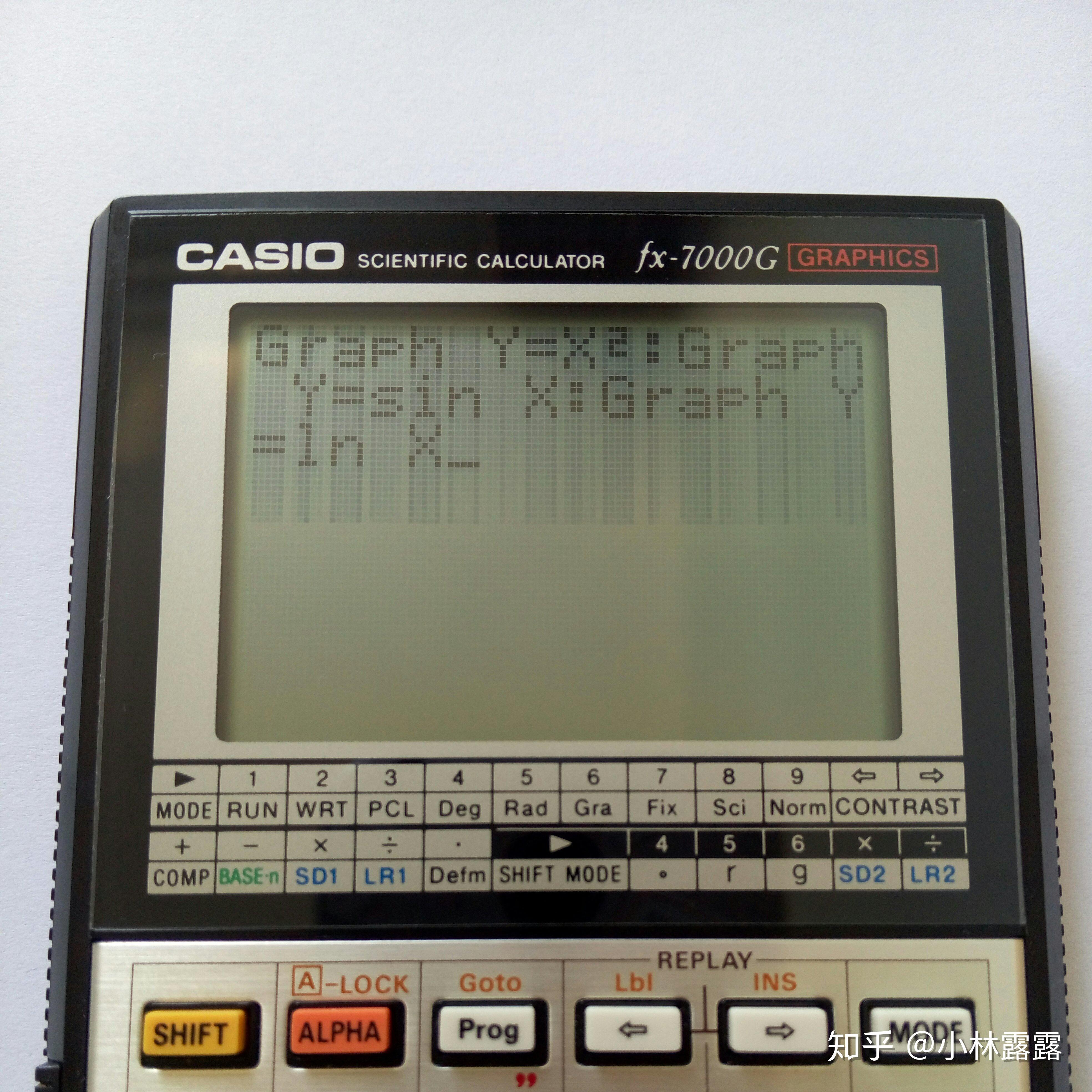 世界首款图形计算器——卡西欧 fx-7000G - 知乎