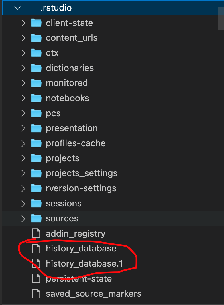 Rstudio历史记录文件的存储位置 - 知乎