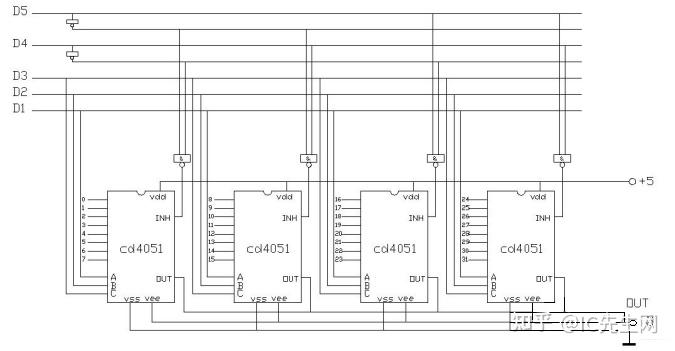 CD4051模拟多路复用器：引脚排列、功能、数据表 - 知乎