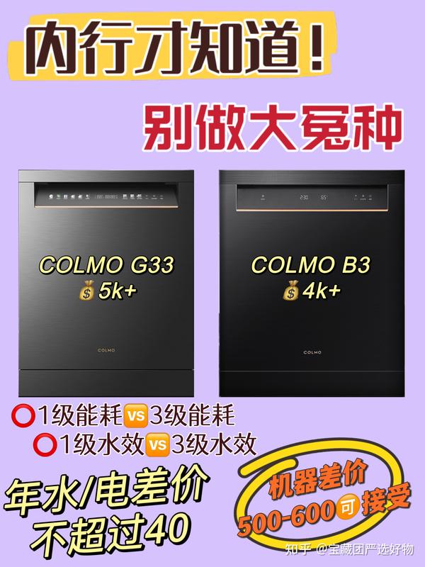 别划开‼️COLMO洗碗机G33，买对不买贵！ - 知乎