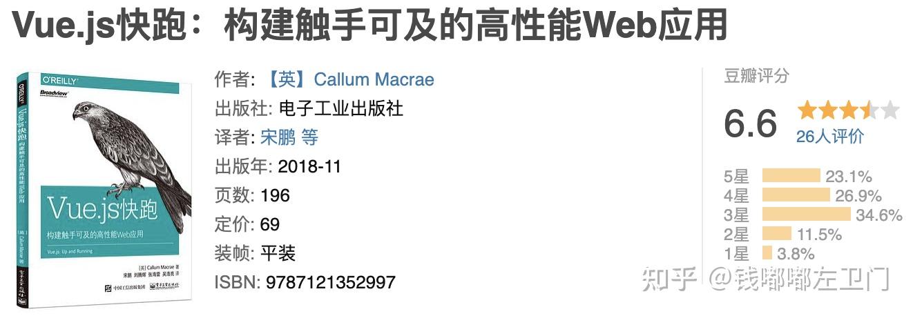 10本前端框架 VUE 学习书籍推荐 - 知乎