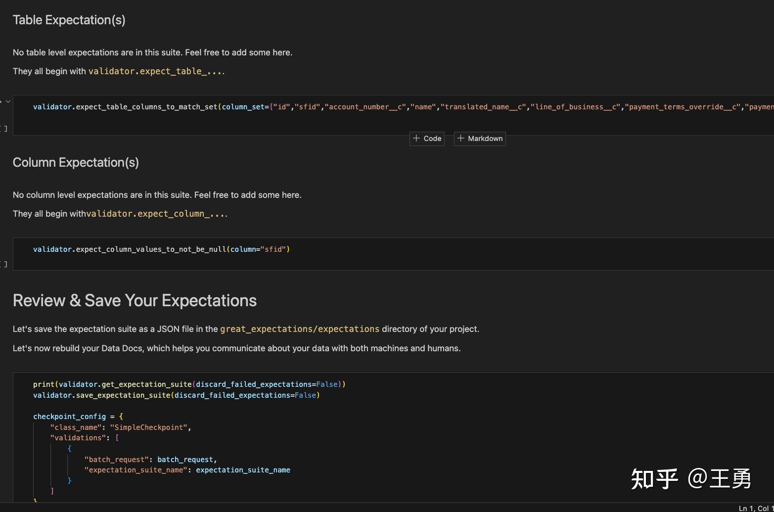 Great-Expectaions(二) --- 如何创建一个expectation - 知乎