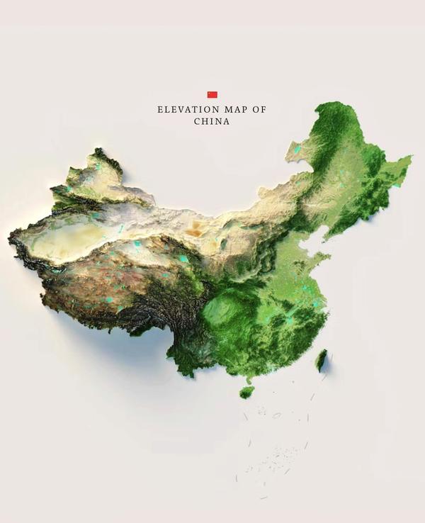 中国各省地形图(一) - 知乎