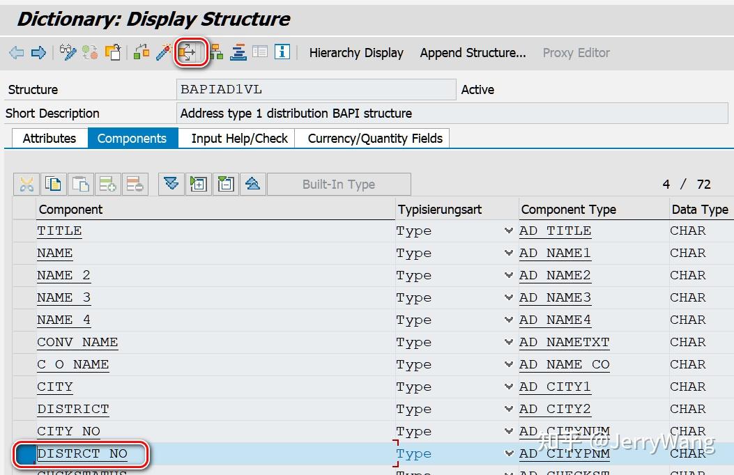如何找到某个 ABAP structure 某字段的源头来自哪个数据库表 - 知乎