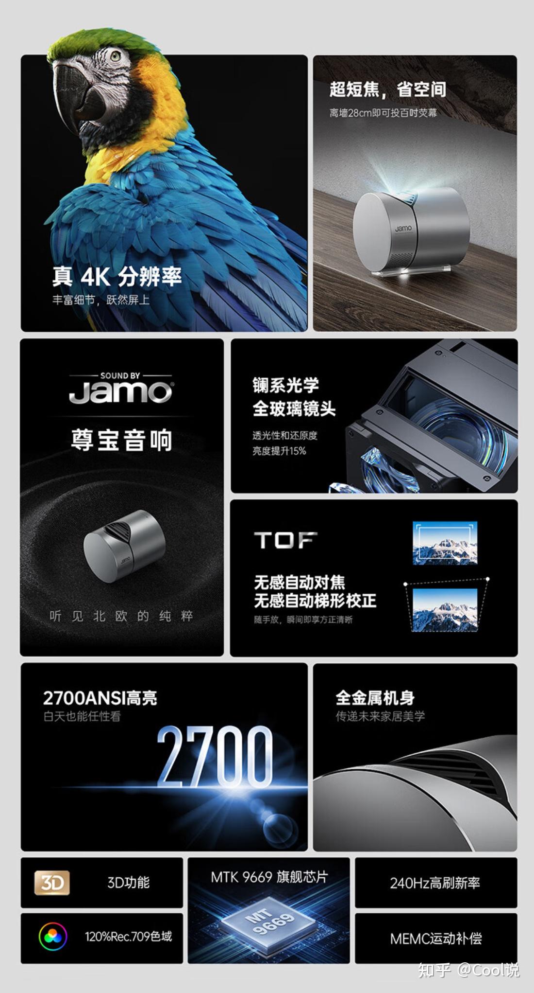 慧示全能投Plus H3上市：4K超短焦，近墙投大屏，比激光电视更实惠 - 知乎