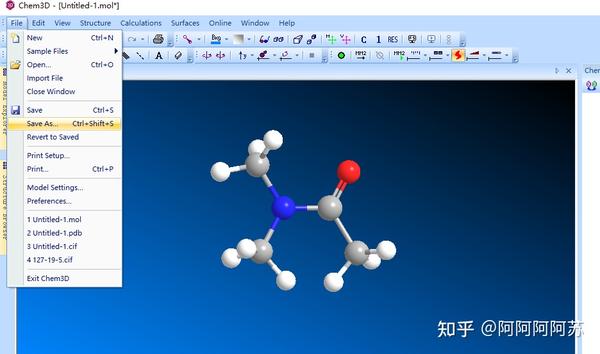 分享一个将Chem3D图像导入3Dmax的小技巧 - 知乎