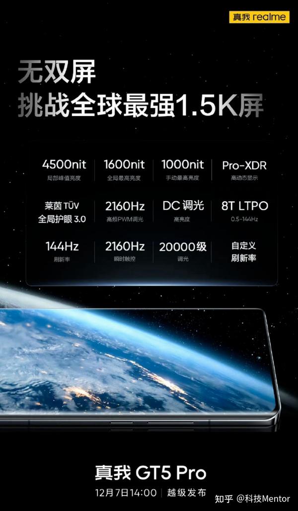 真我GT5 Pro再爆黑科技，强悍配置剑指Redmi - 知乎