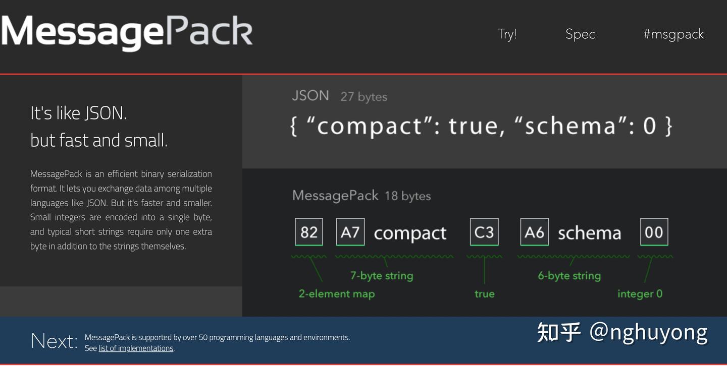 Python RPC方法对比：json vs protobuf vs msgpack - 知乎