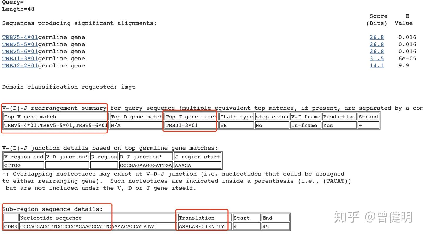 使用igblast进行免疫组库分析 - 知乎