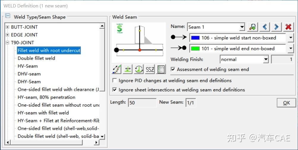 FEMFAT定义疲劳焊缝的方法 - 知乎