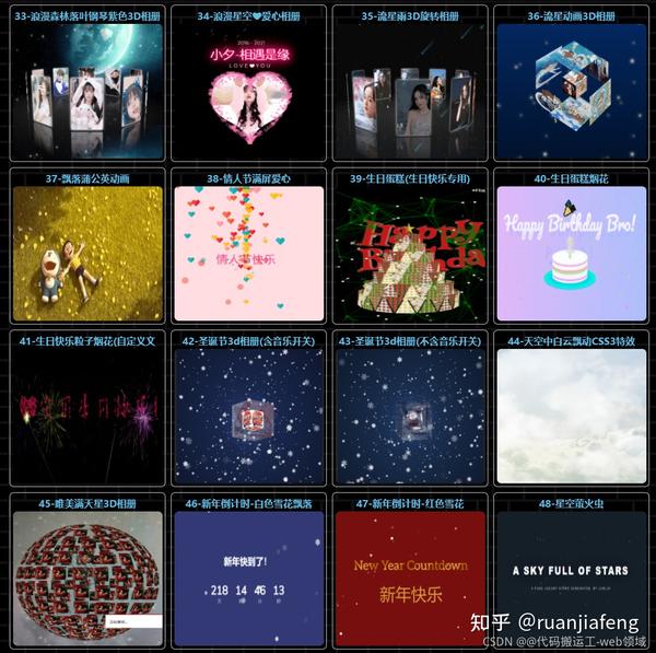 Html5七夕情人节表白网页🧡抖音超火的樱花雨3d相册🧡 Html Css Javascript 知乎