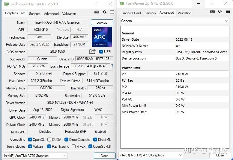 最强非公！蓝戟Intel Arc A770 Flux OC显卡评测：2K分辨率比RTX 3060快9% - 知乎