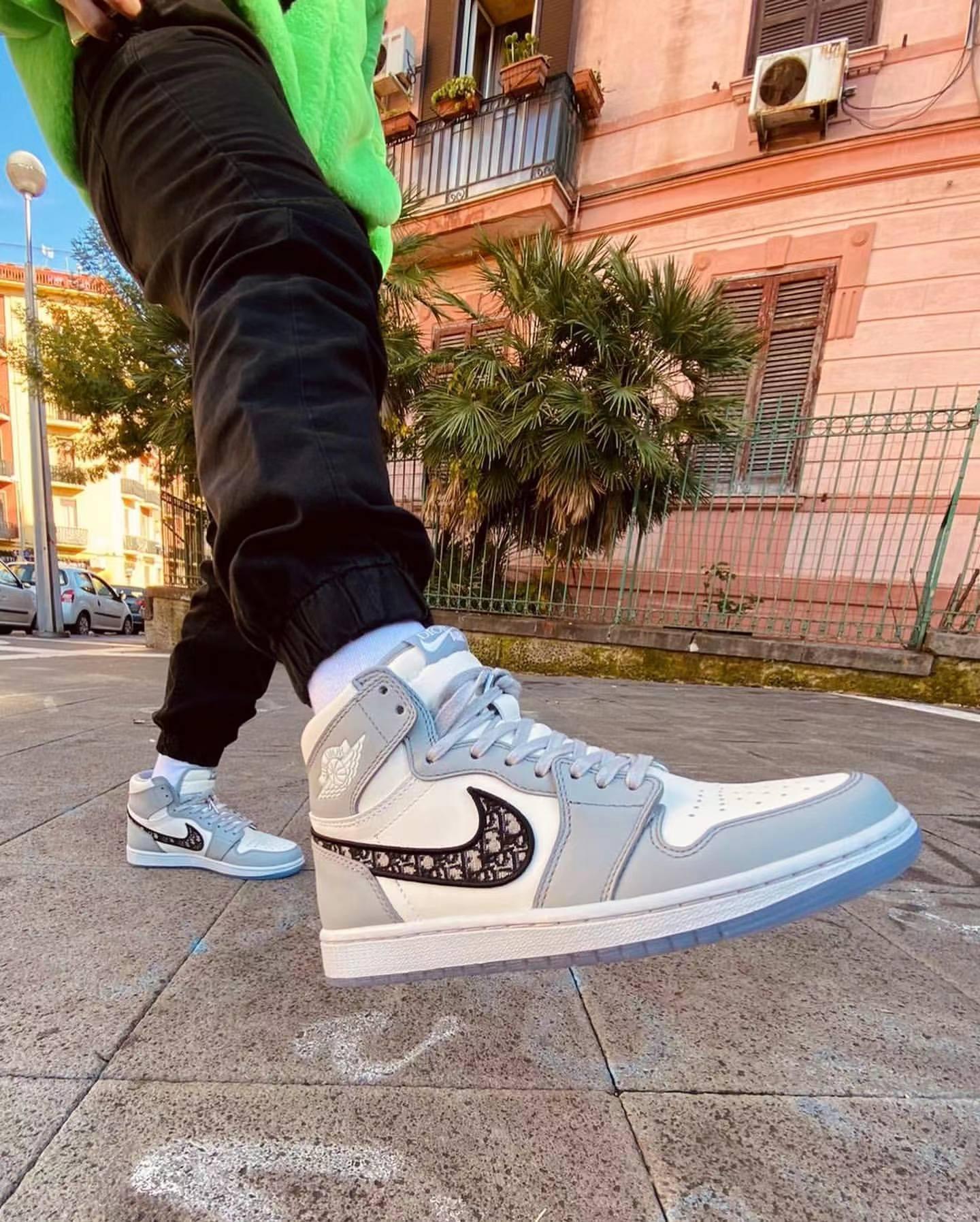 辨鞋真假第15弹：Dior x Nike Air Jordan 迪奥联名AJ1 高帮 - 知乎