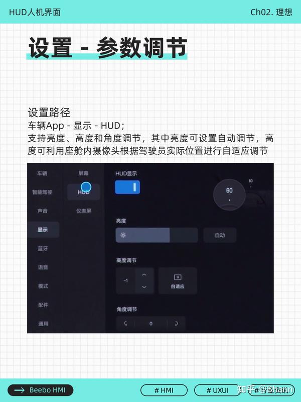 HUD设计｜理想Li人机HMI设计界面分析 - 知乎