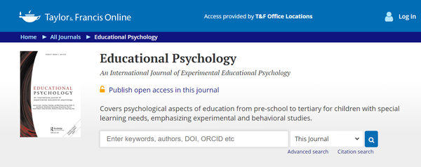 SSCI国际期刊精选 | 教育学 - 知乎