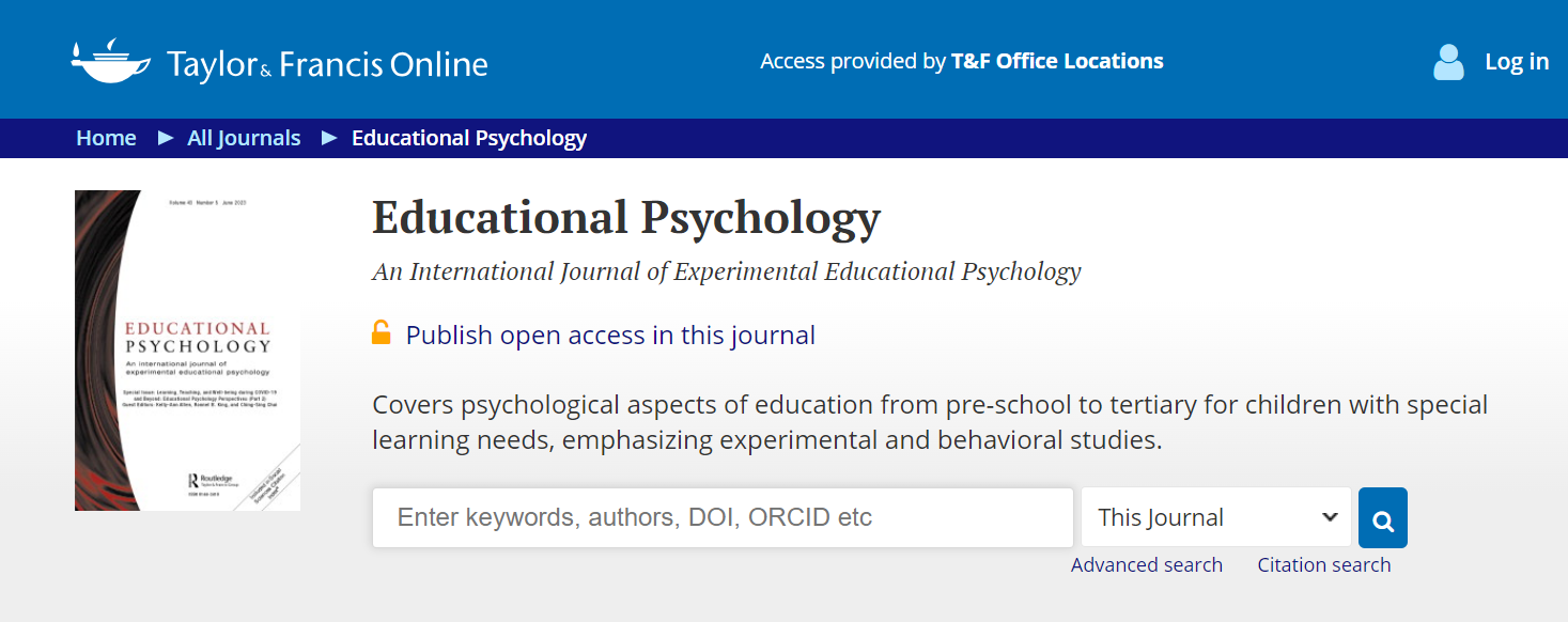 SSCI国际期刊精选 | 教育学 - 知乎
