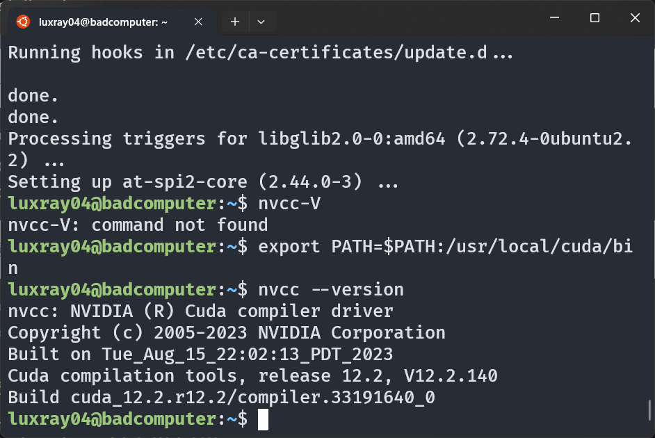 关于WSL2安装CUDA那些事 - 知乎
