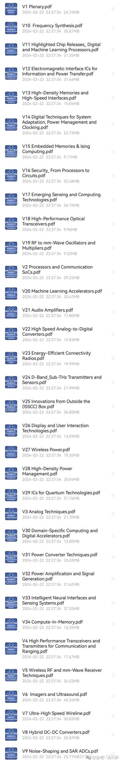 EETOP精彩分享 ISSCC 2024 Session,Digest,PPT（全）！ - 知乎