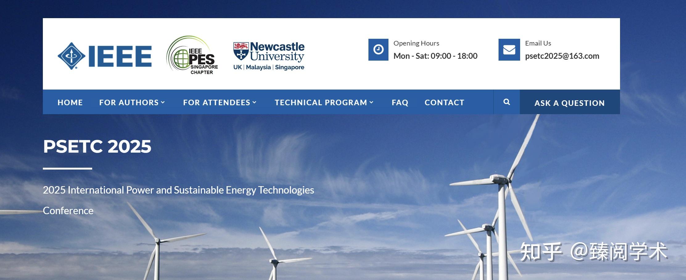 【IEEE/EI/CPCI检索】2025年IEEE电力与可持续能源技术国际会议(PSETC 2025) - 知乎