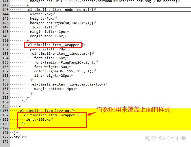 Element Ui时间线内容分成左右两侧 知乎 
