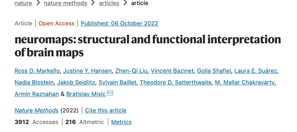 Nat Methods最新发布：多模态、多尺度脑科学数据综合分析的利器——neuromaps - 知乎