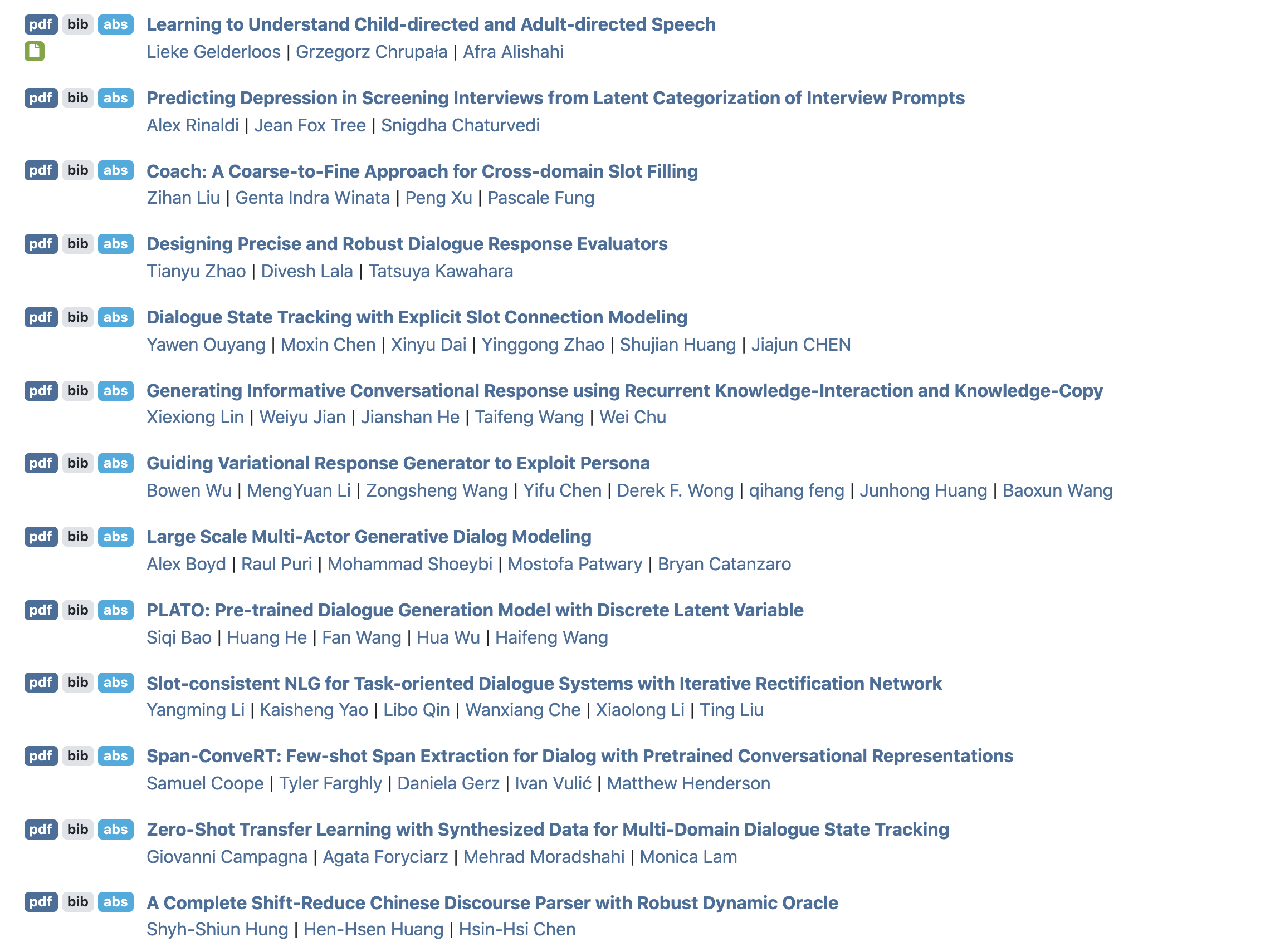 ACL2020录取文章放出 - 知乎