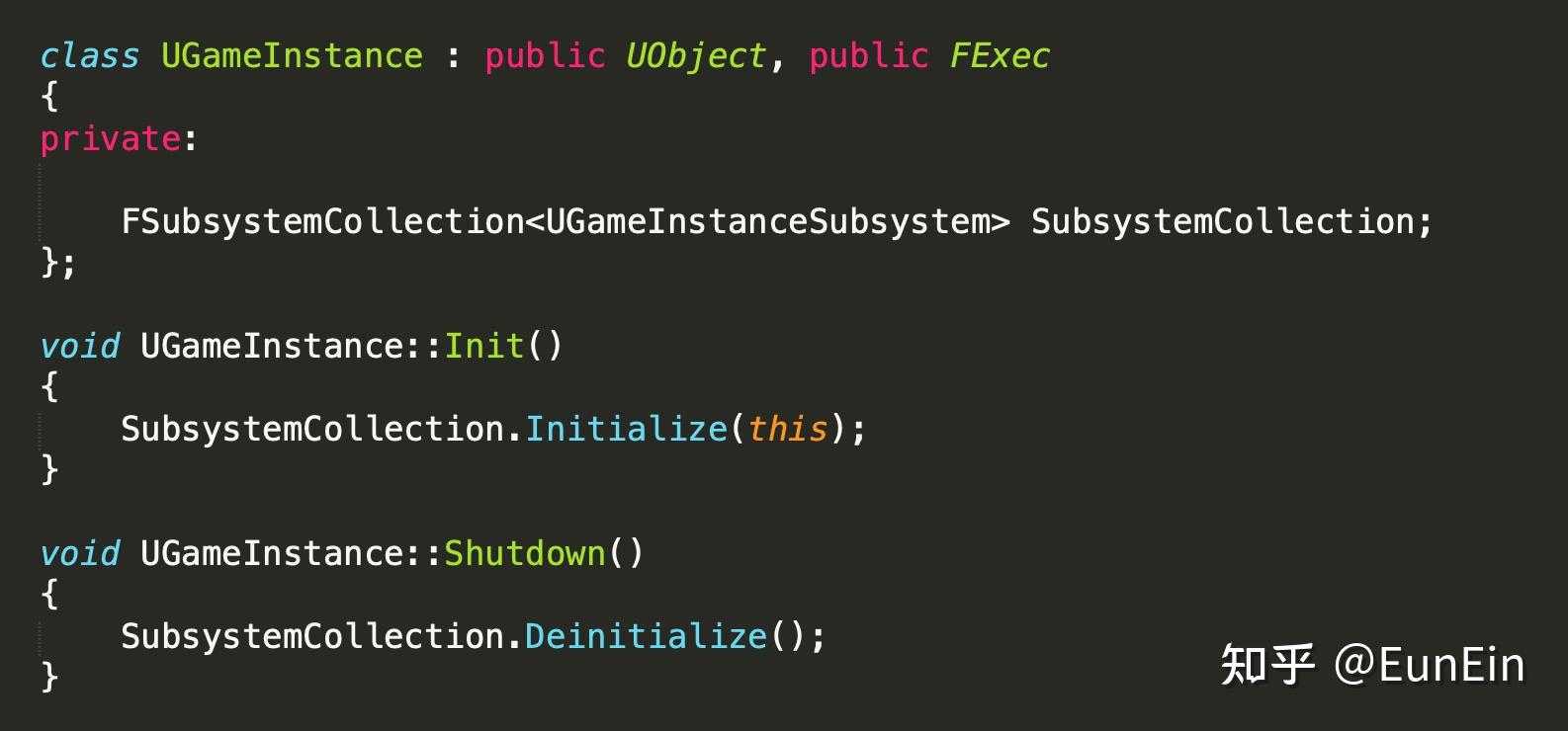 UE4：SubSystem（子系统）相关 - 知乎