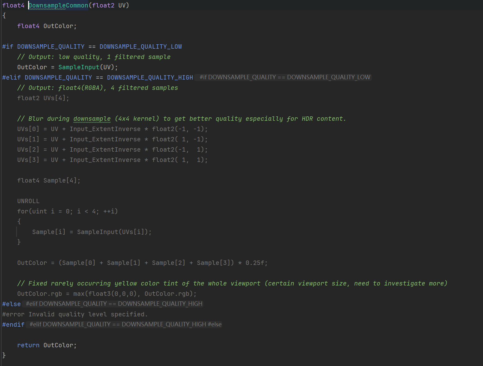 UE5源码学习之接入自定义Downsample Pass - 知乎