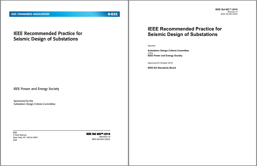 IEEE 693-2018【中文版翻译+PDF原版】《变电站抗震设计推荐导则》在电力设施抗震设计中具有重要地位 - 知乎